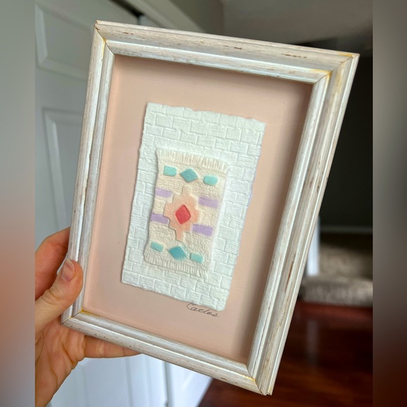 Art | Aztec Sand Art Framed Signed Rare Find Collectors Item | Poshmark